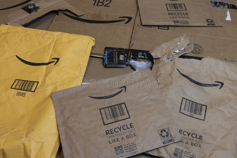 Amazon.com Prime Day Hangover of Empty Packages Editorial Stock Image ...