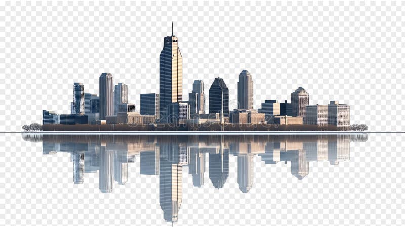 Indianapolis city skyline stock photo. Illustration of modern - 341520840