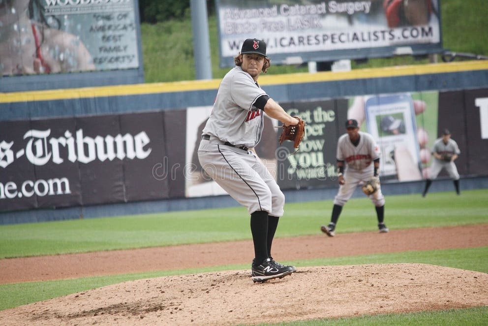 Indianapolis Indians Pitcher Daniel Moskos Editorial Stock Photo ...