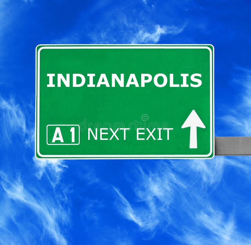 INDIANA Road Sign Isolated on White Stock Image - Image of plate ...