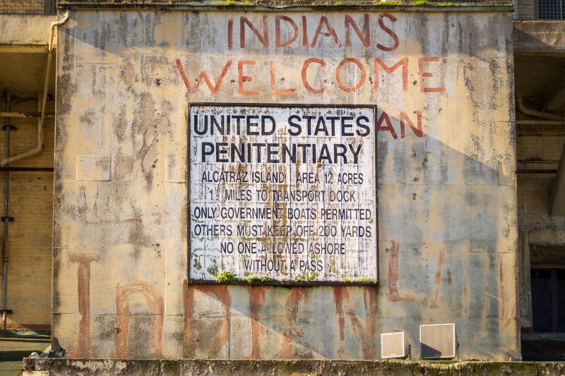 Welcome to Alcatraz stock photo. Image of prison, alcatraz - 20907284