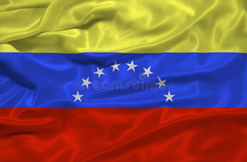 Fuente De Texto De La Bandera De Venezuela Stock de ilustración ...