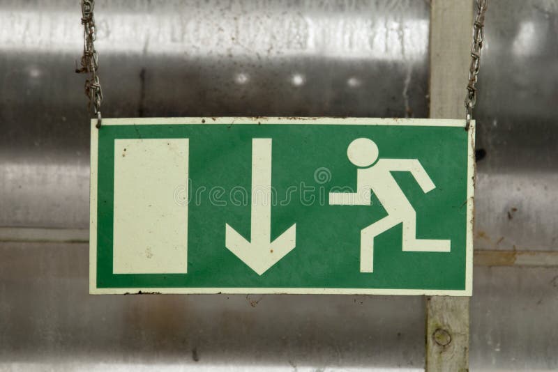 Ruta de escape imagen de archivo. Imagen de fuego, seguridad - 51254719