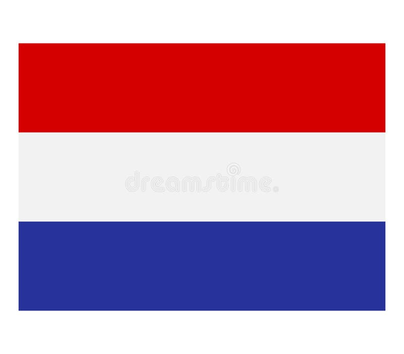 Icono De La Bandera De Holanda Stock de ilustración - Ilustración de ...