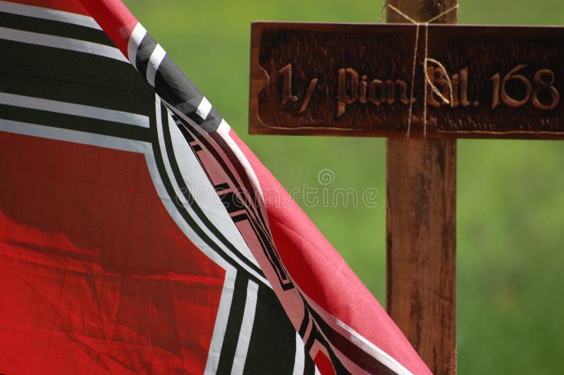 Bandera nazi imagen editorial. Imagen de kiev, vendimia - 16327790