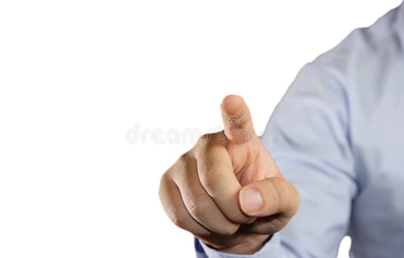 Indicare dito fotografia stock. Immagine di scelta, collegamento - 34941264