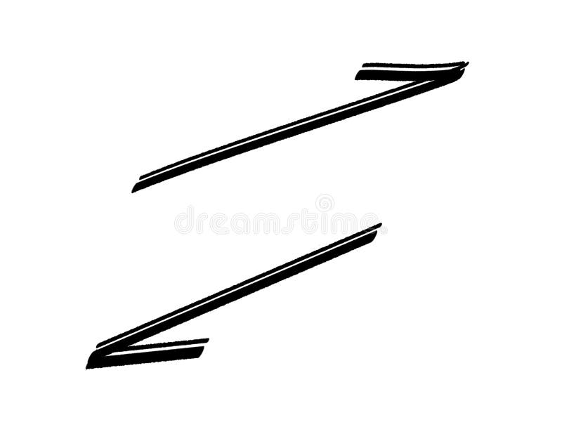 Arrow for Direction stock illustration. Illustration of digital - 138126840