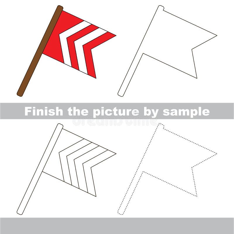 Indicateur Fiche De Travail De Dessin Illustration de Vecteur ...