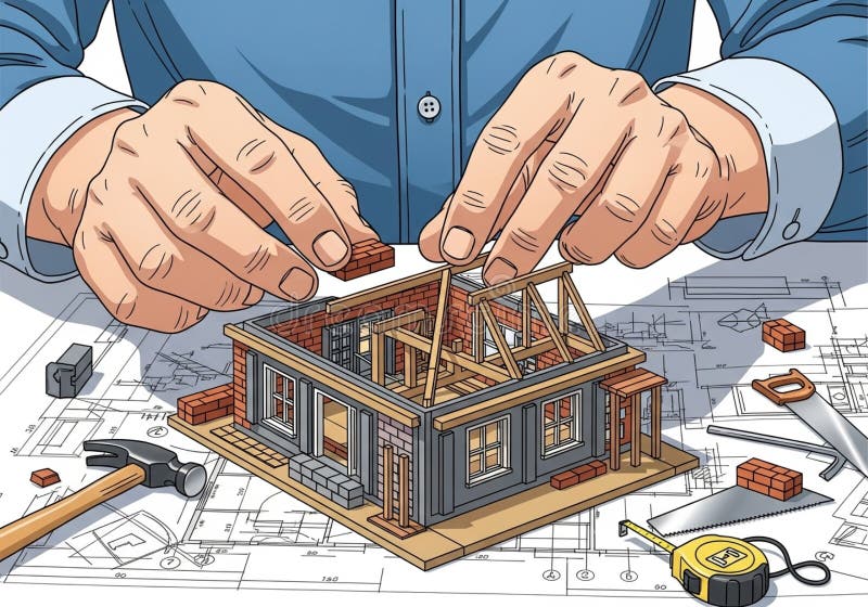 Professional Architect Work Tools Stock Illustrations – 3,946 ...