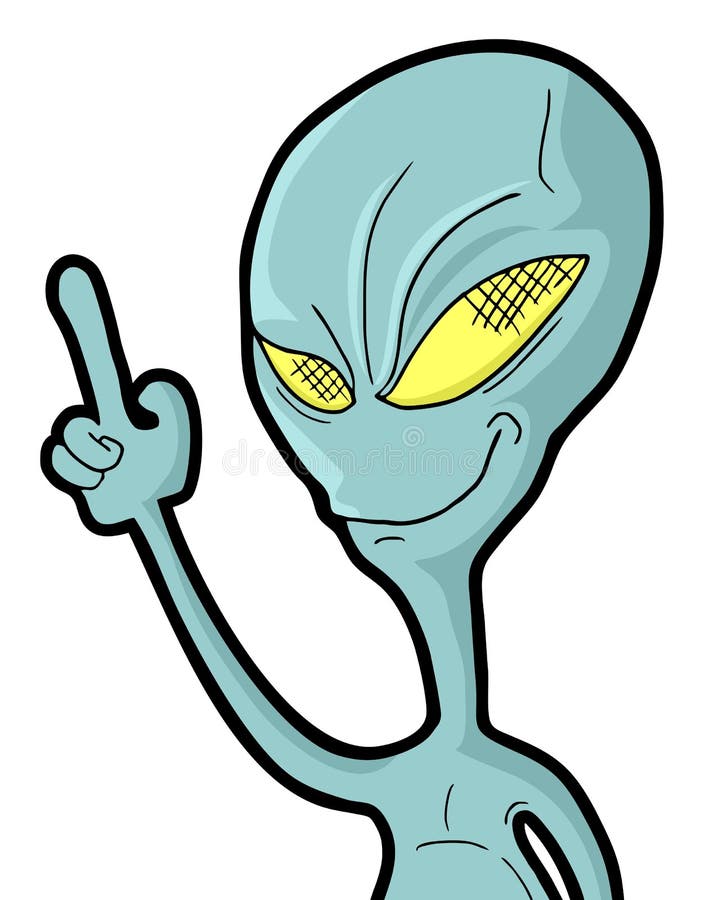 Alien stop sign stock illustration. Illustration of stop - 25894096