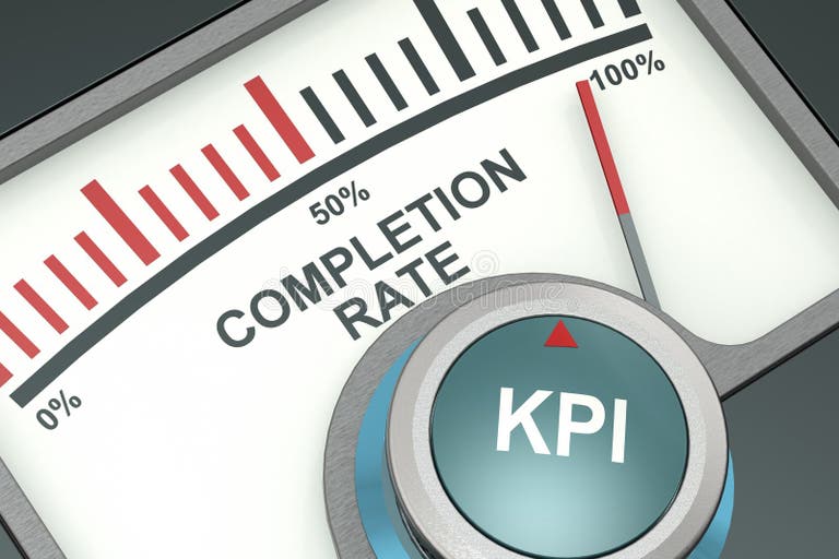 Completion Rate Stock Illustrations – 437 Completion Rate Stock ...