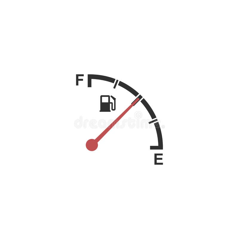 Indicator Fuel Icon, Logo Design Template Illustration Stock Vector ...