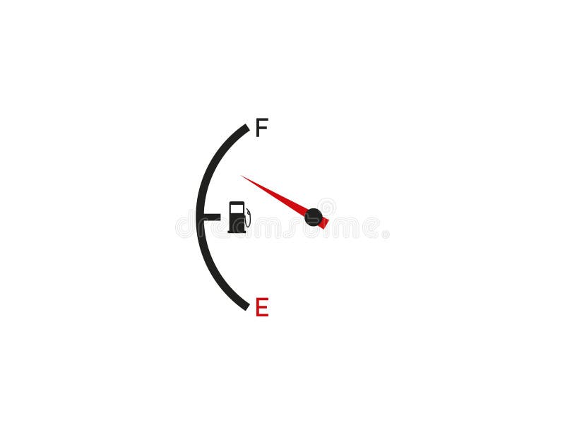 Indicator Fuel Icon, Sign. Vector Illustration. Flat Design Stock ...