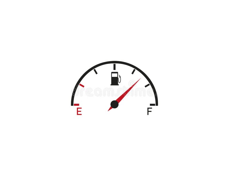 Indicator Fuel Icon, Sign. Vector Illustration. Flat Design. Stock ...