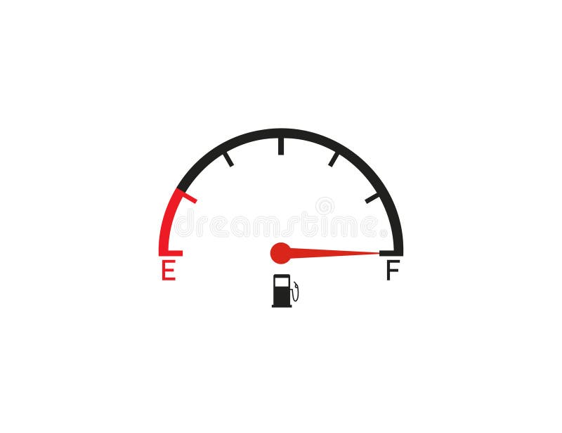 Indicator Fuel Icon. Vector Illustration. Stock Vector - Illustration ...