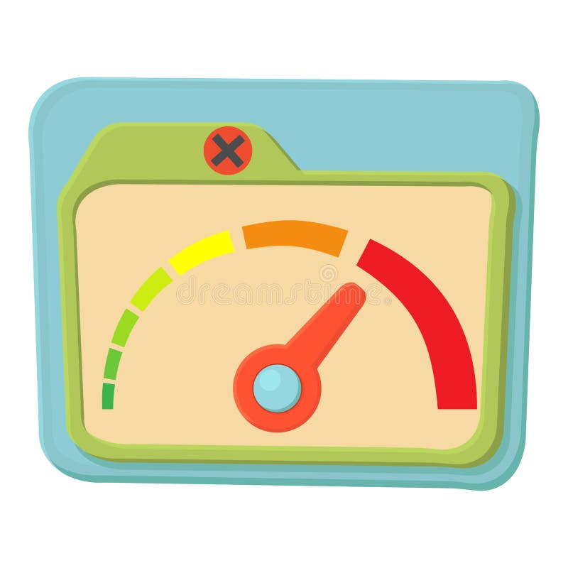 Indicator Icon, Cartoon Style Stock Vector - Illustration of interface ...
