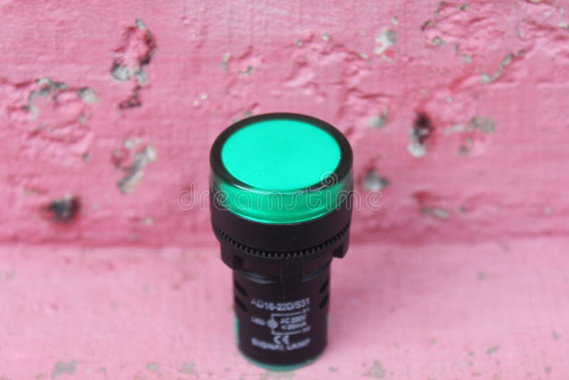 Indicator Lamp for Panel or Project in Electrical Stock Image - Image ...