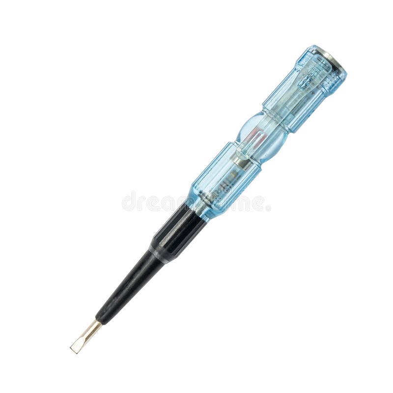 Indicator Screwdriver for Determining the Electrical Phase Isolated on ...