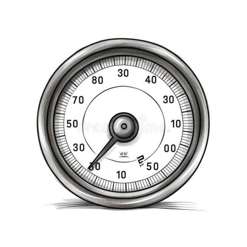 Indicator Speedometer Ai Generated Stock Image - Image of odometer ...