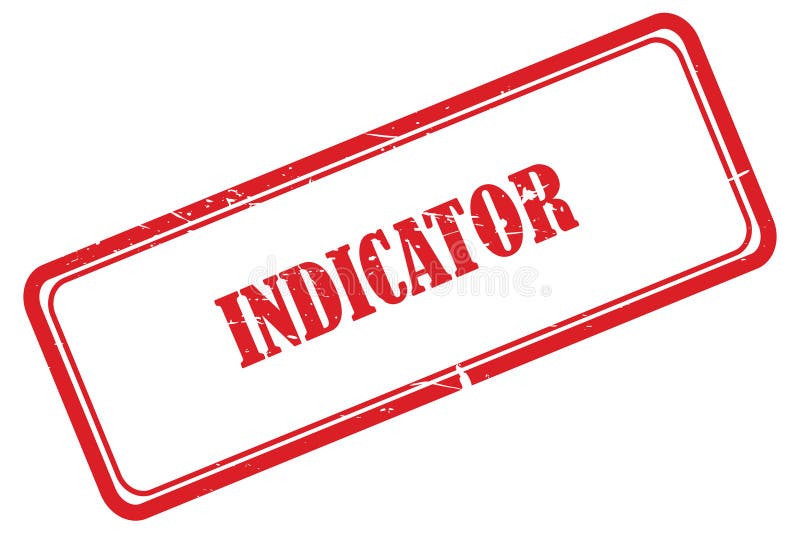 Indicator stamp on white stock illustration. Illustration of consumer ...