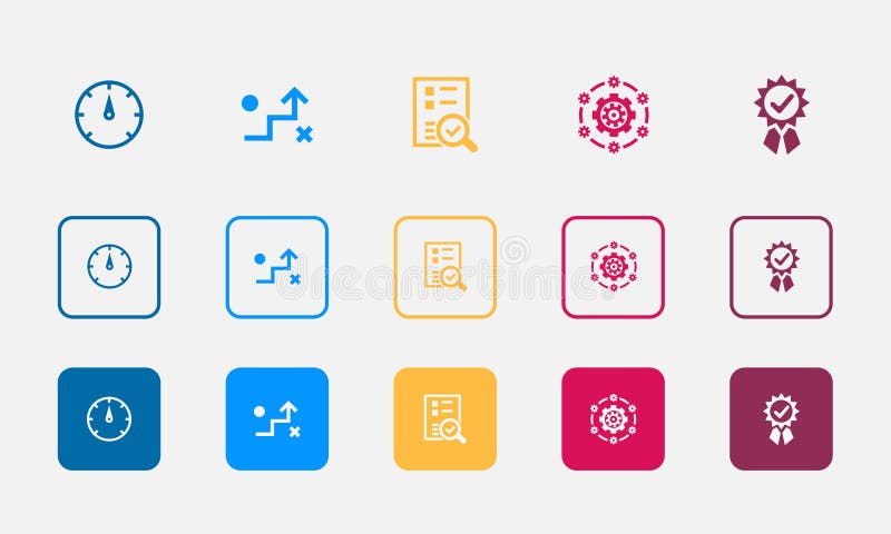 Indicator, Strategy, Evaluation, System Stock Vector - Illustration of ...