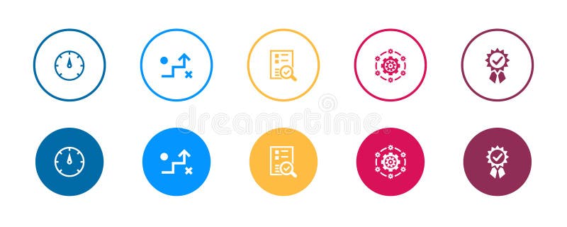 Indicator, Strategy, Evaluation, System Stock Vector - Illustration of ...