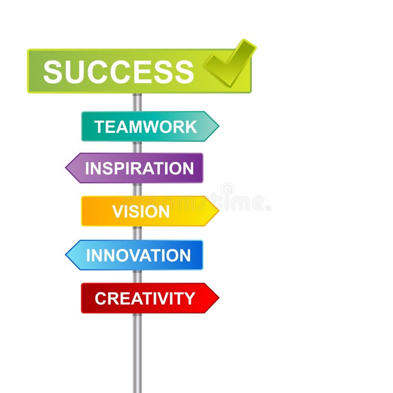 Green Circle - Way To Success Stock Vector - Illustration of assistant ...