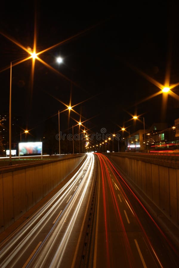 Indicatori Luminosi Della Strada Principale Fotografia Stock - Immagine ...