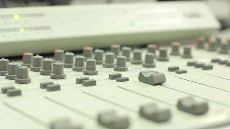 The Indicators on the Mixer Stock Video - Video of composer, concert ...