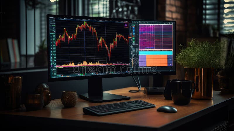 Indicators Trading Stock Market Data Stock Illustration - Illustration ...