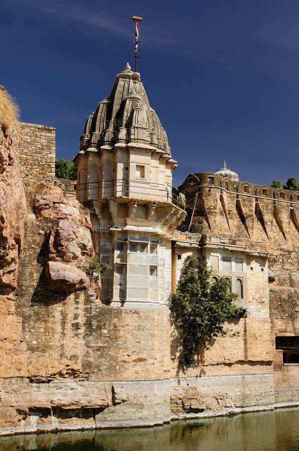 Fort Chittor in Chittorgarh, Indien. Rajasthan. Jay Stockfoto - Bild ...