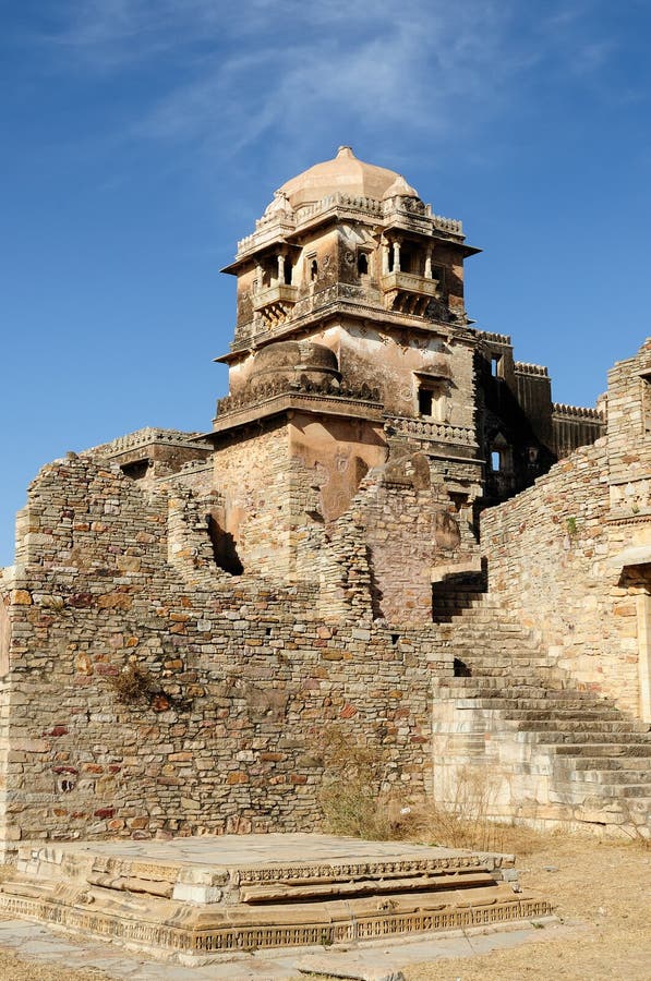Fort Chittor in Chittorgarh, Indien. Rajasthan. Jay Stockfoto - Bild ...