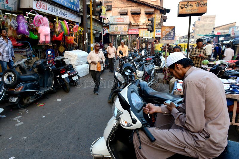 Marché indien photographie éditorial. Image du excursion - 17546612