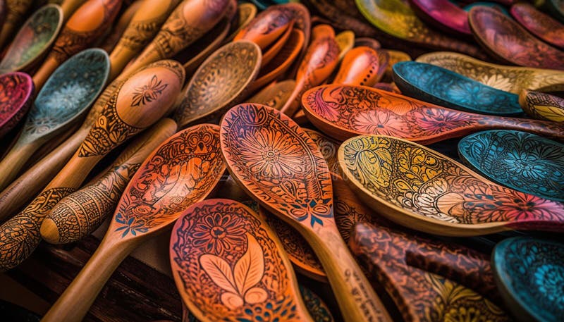 Indigenous Cultures Showcase Ornate Craft Products in Multi Colored ...