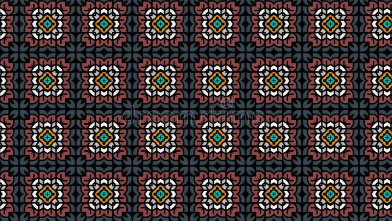 Indigenous Ethnic Tile Pattern Design Backdrop Sliding. Seamless ...