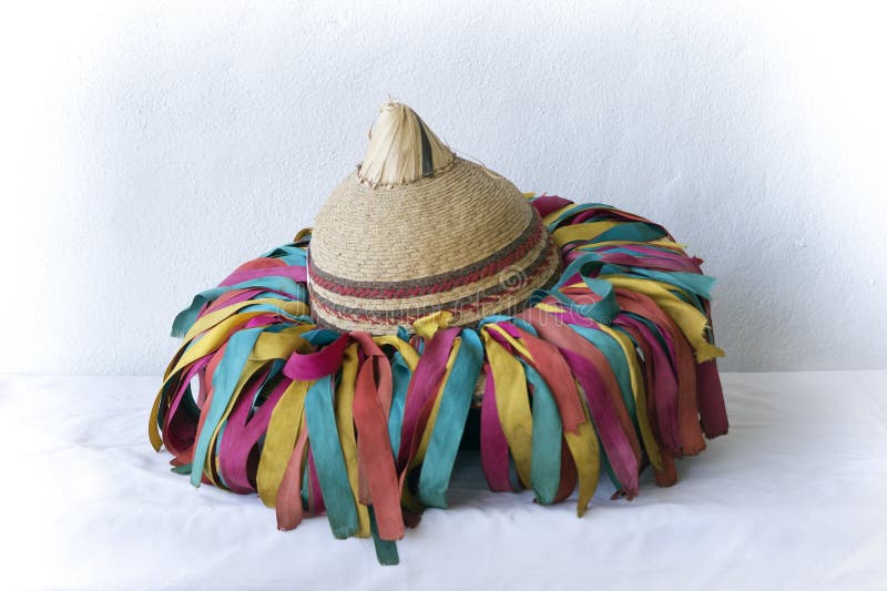 Indigenous Hat from Mexico; No. 4 Stock Image - Image of beads, mexico ...