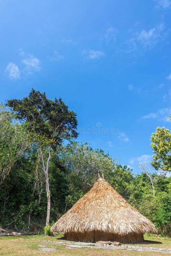 Indigenous Hut stock photo. Image of tayrona, tropic - 37880850