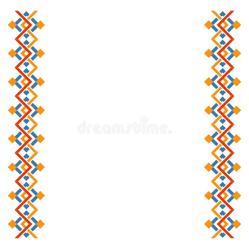 Indigenous Native Frame Vector Design Stock Vector - Illustration of ...