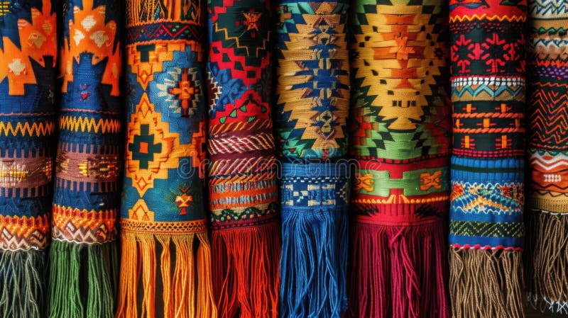 Indigenous People Traditional Textile Background Stock Photo - Image of ...