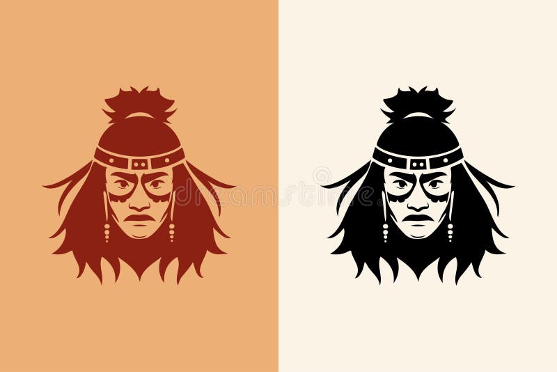 Indigenous People Vector Illustration Stock Vector - Illustration of ...