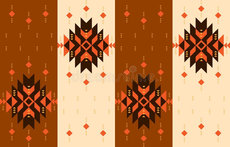 Indigenous Style Seamless Pattern. Geometric Seamless Stock Vector ...