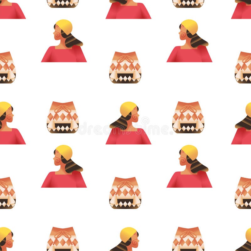 Indigenous and Wayuu Backpack Pattern Colombian Culture Vector Stock ...