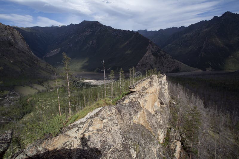 Indigirka. stock image. Image of river, summer, rock - 60894731