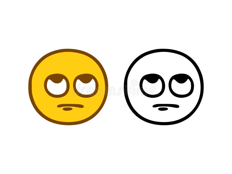Indignado Face Emoticon No Estilo De Rabisco Ilustração do Vetor ...