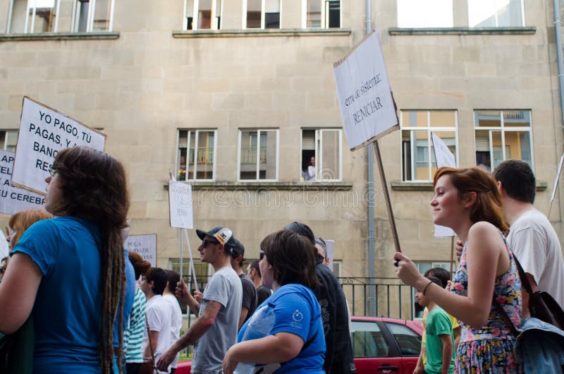 Indignant people editorial photography. Image of spain - 29549992