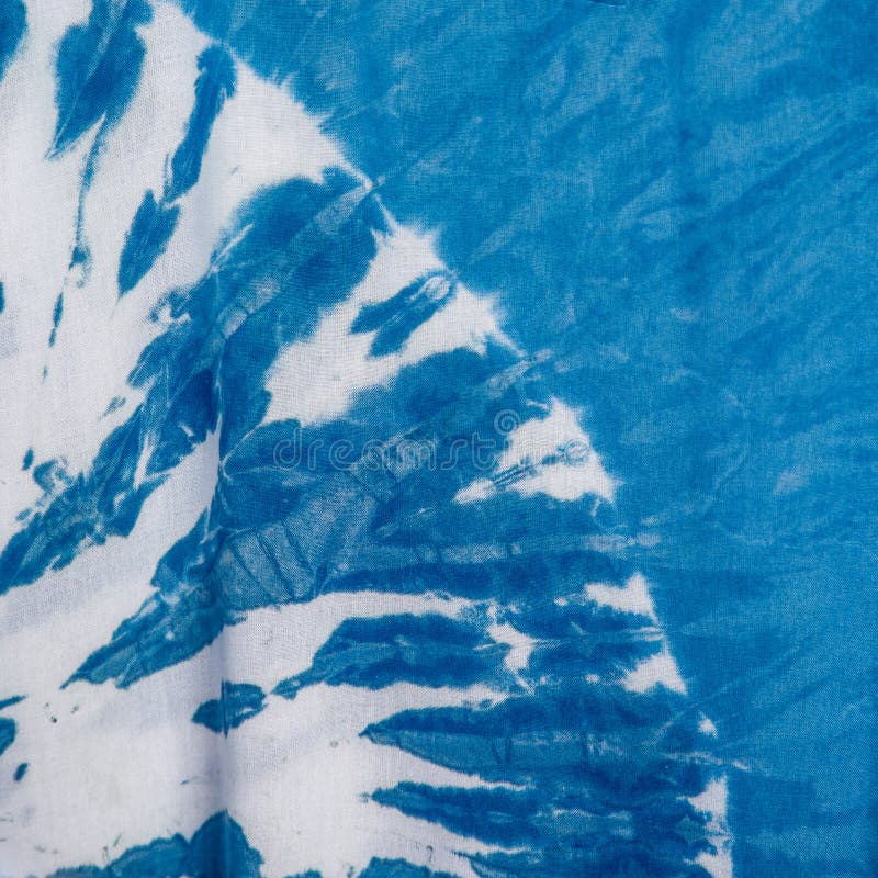 Indigo Blue Tie Dye Pattern Abstract Background Stock Image - Image of ...