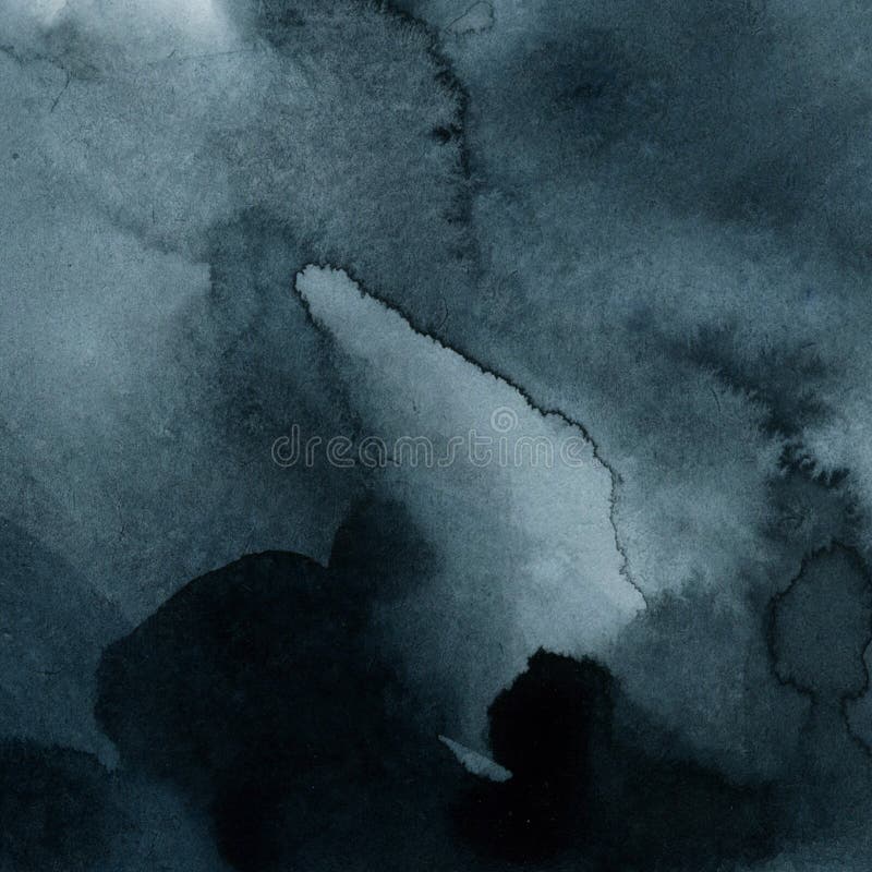 Indigo Blue Watercolor Gradient, Abstract Background, Hand-painted ...