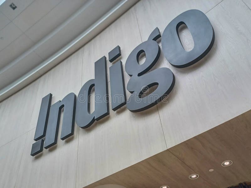 Indigo book store sign editorial stock image. Image of ontario - 351310514
