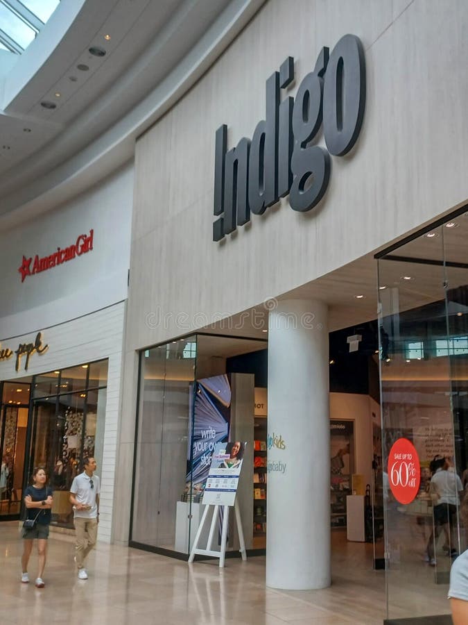 Indigo book store sign editorial stock image. Image of company - 353251204