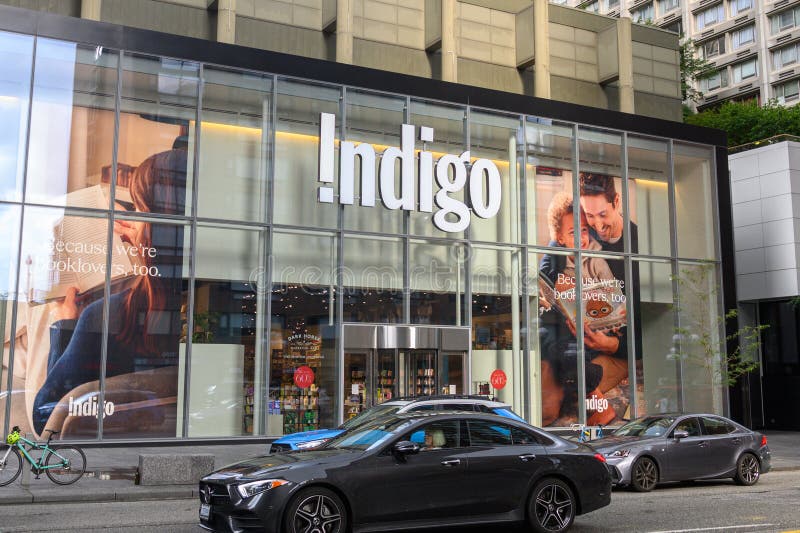 Indigo book store sign editorial photography. Image of editorial ...